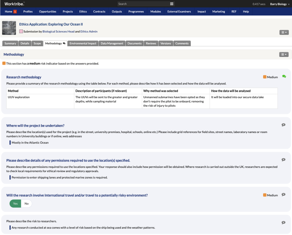 Worktribe Ethics - Worktribe
