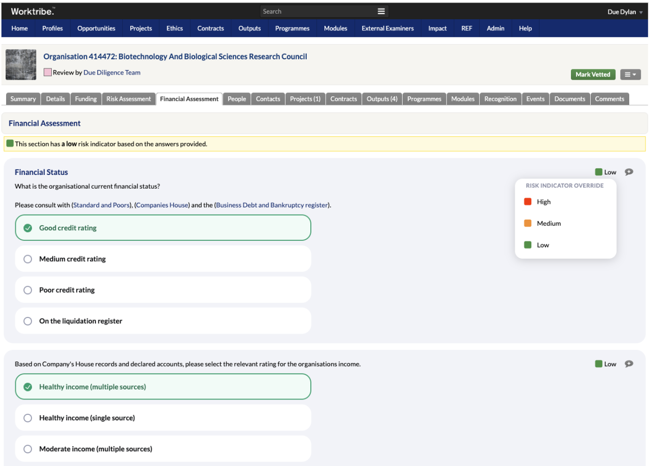 Worktribe Due Diligence - Worktribe